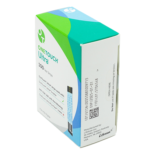 OneTouch Ultra Blue Test Strips 100 Count — Cashnowteststrips.com